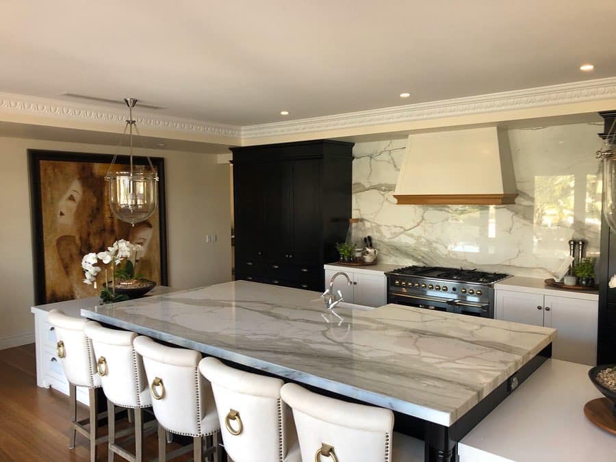 Calacatta Marble Bench Top - Stoneseal Australia